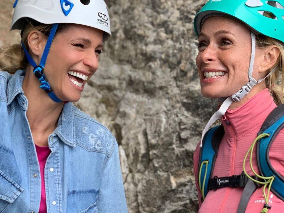 Michelle Hunziker erklimmt den Piz Boè – und staunt über sich selbst ...