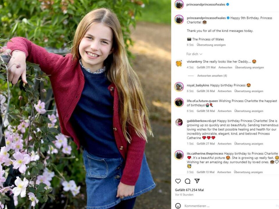 Neues Foto der Royals: Prinzessin Charlotte ist jetzt neun – Südtirol News Neues Foto der Royals: Prinzessin Charlotte ist jetzt neun – Südtirol News